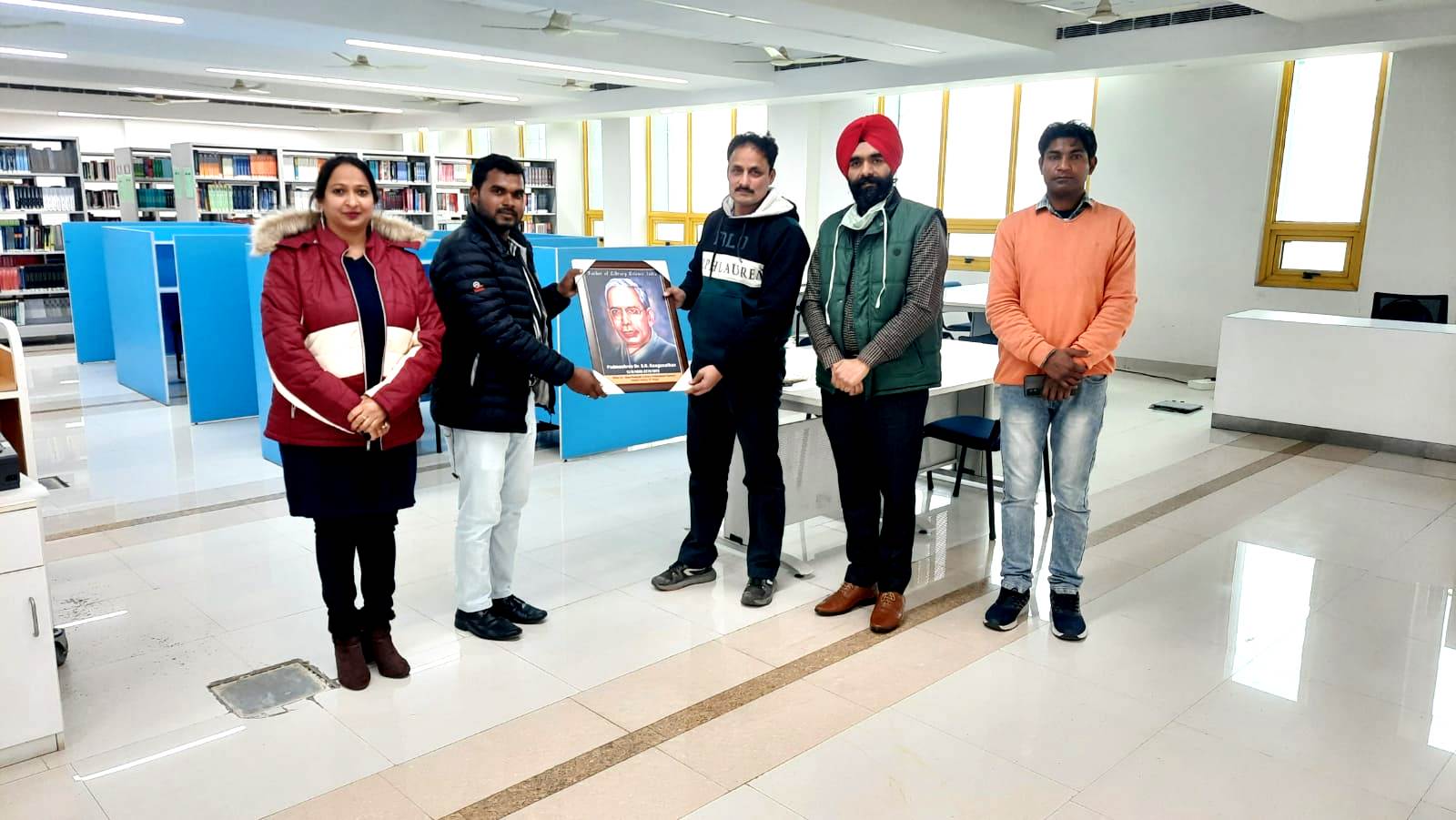 Farewell to Mr. Ram Prakash, Library Professional Trainee, Central ...